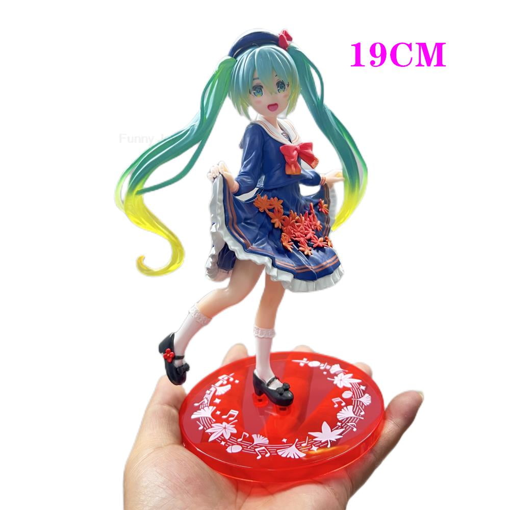 Anime Figure Wedding Dress Hatsune Miku Action Figures Kawaii Swimsuit ...