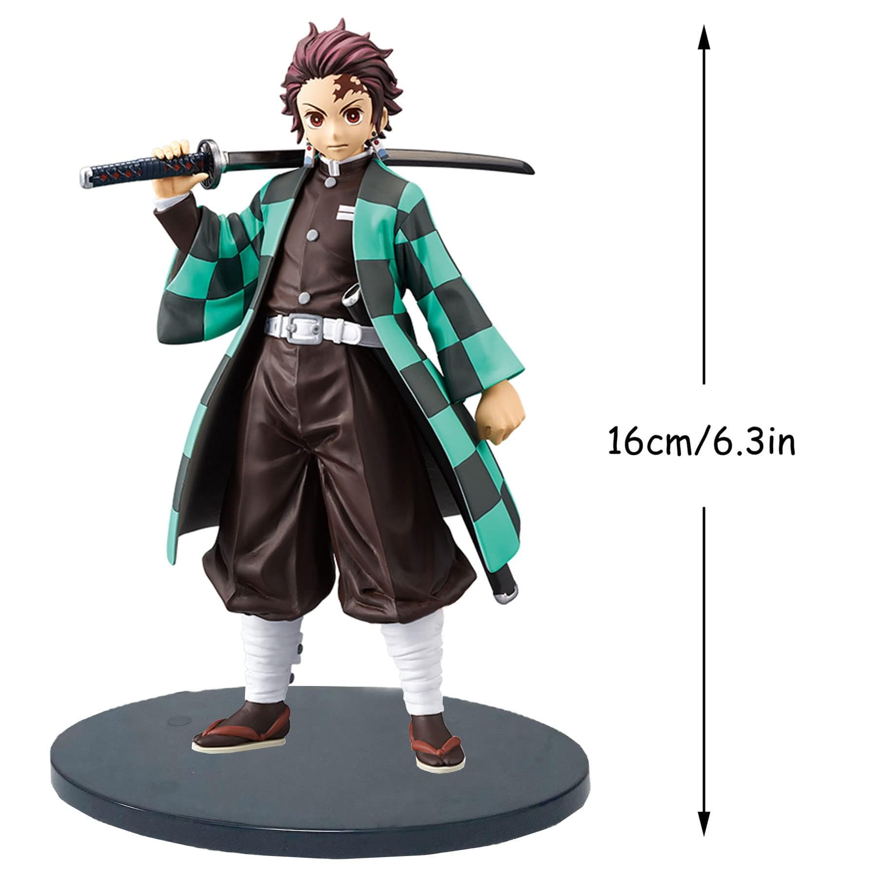 Anime Figures Demon Action Slayer Figure 6.3Inch PVC Model Toys Fan ...