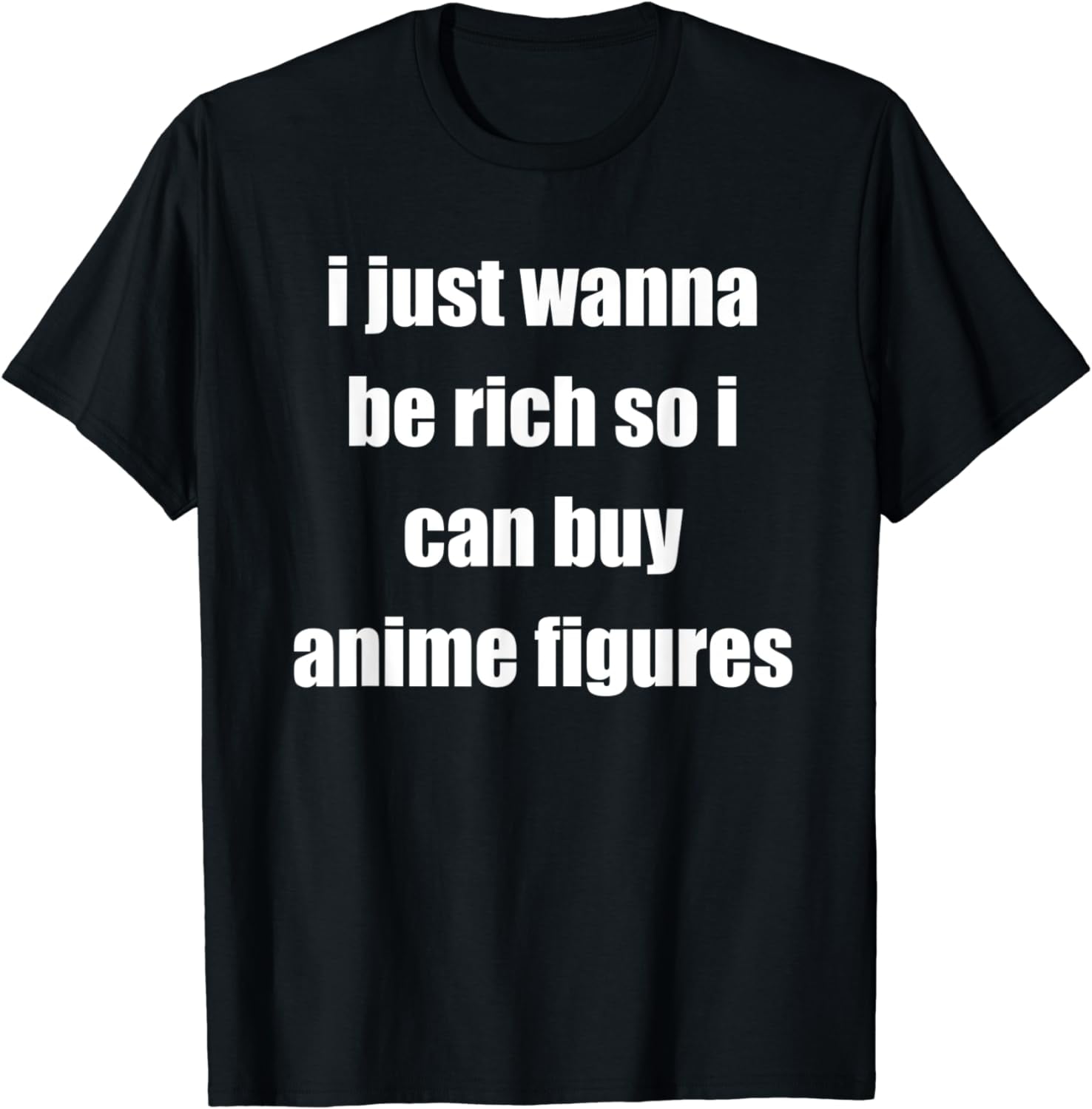 Anime Figures Funny Weeb Otaku Manga Quotes Waifu Nerds Gift T-Shirt ...
