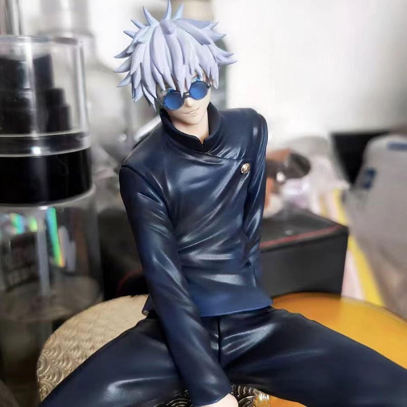 Anime Figures GK Satoru Gojo Geto Suguru Sitting Posture Action Figure ...