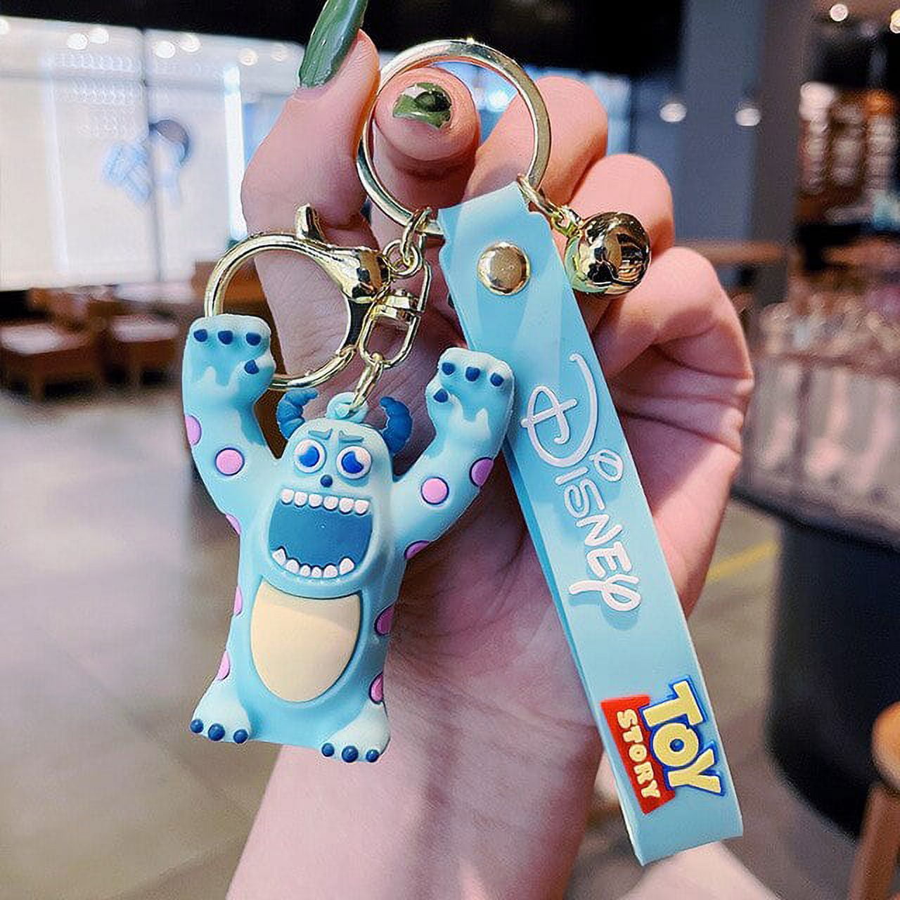 Anime Film Toy Story 4 Toys Figure Woody Buzz Lightyear Keychain Action ...