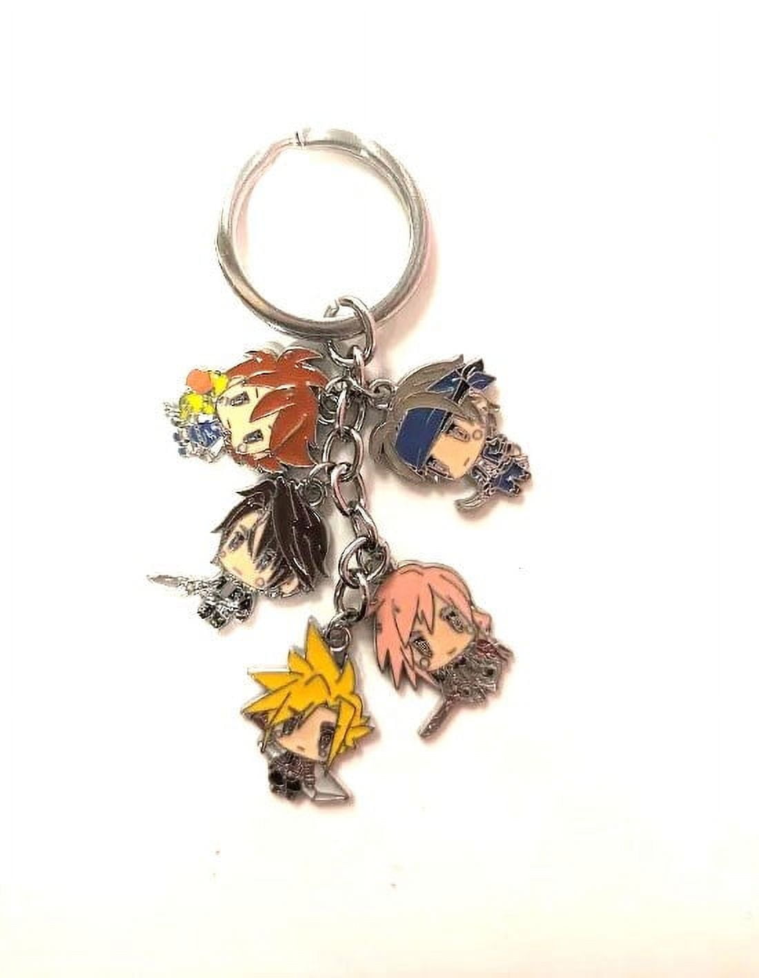 Anime Final Fantasy Characters Metal Charm Keychain - Walmart.com
