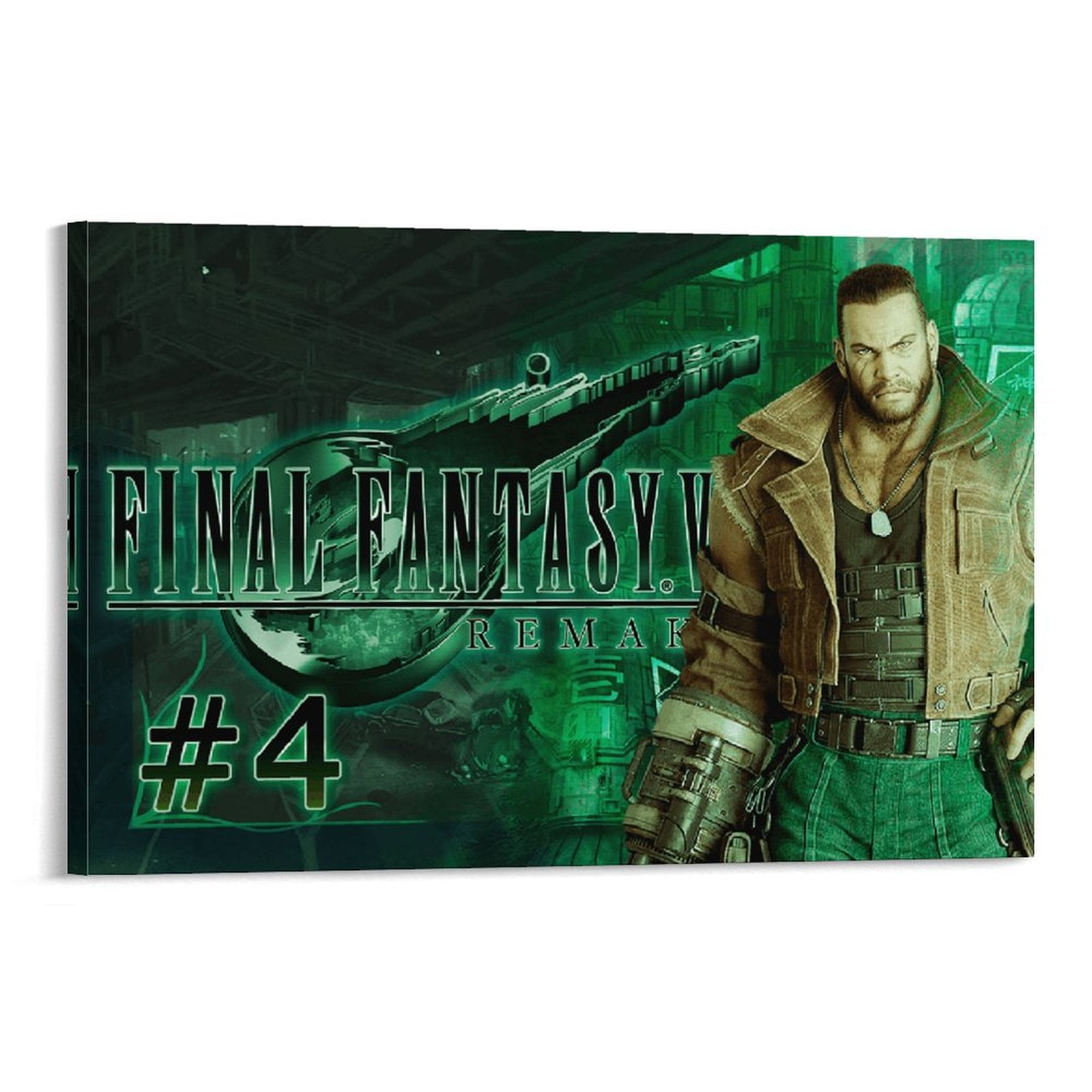 Anime Final Game Fantasy 7 Rebirth Art Game Poster Barret (2) Print ...
