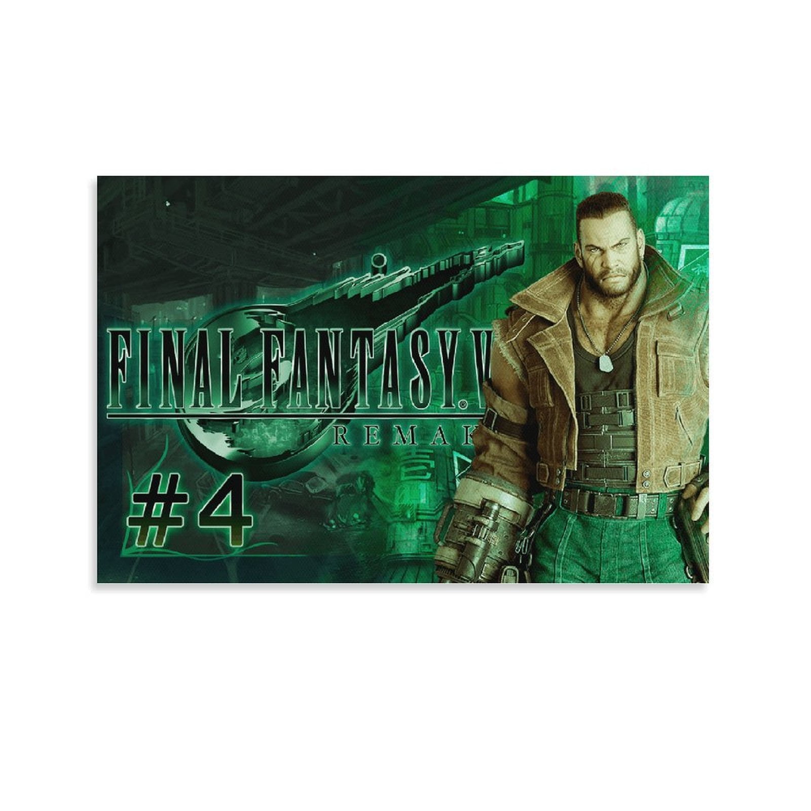 Anime Final Game Fantasy 7 Rebirth Art Game Poster Barret (2) Picture ...
