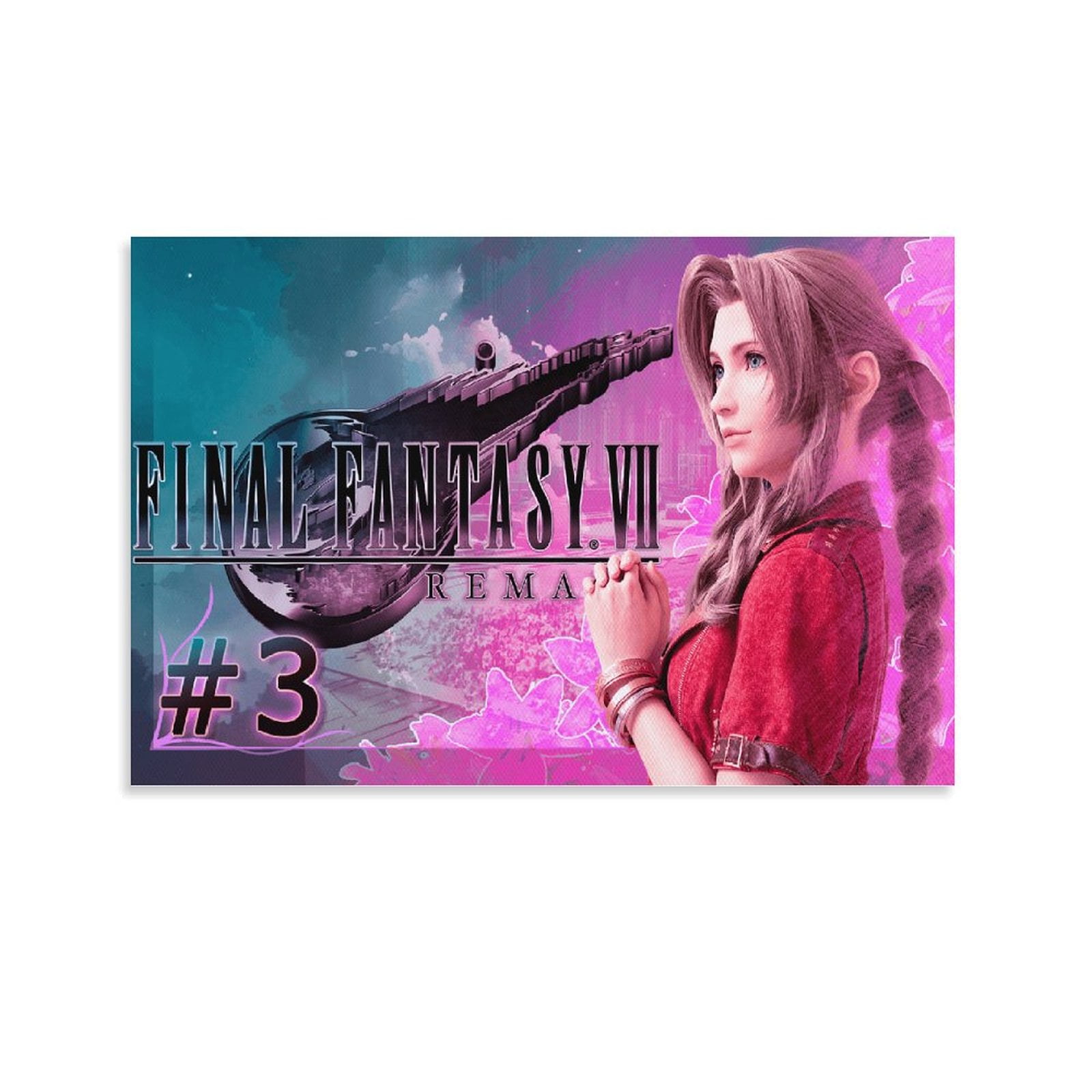 Anime Final Game Fantasy 7 Rebirth Art Game Poster Tifa Picture Print ...