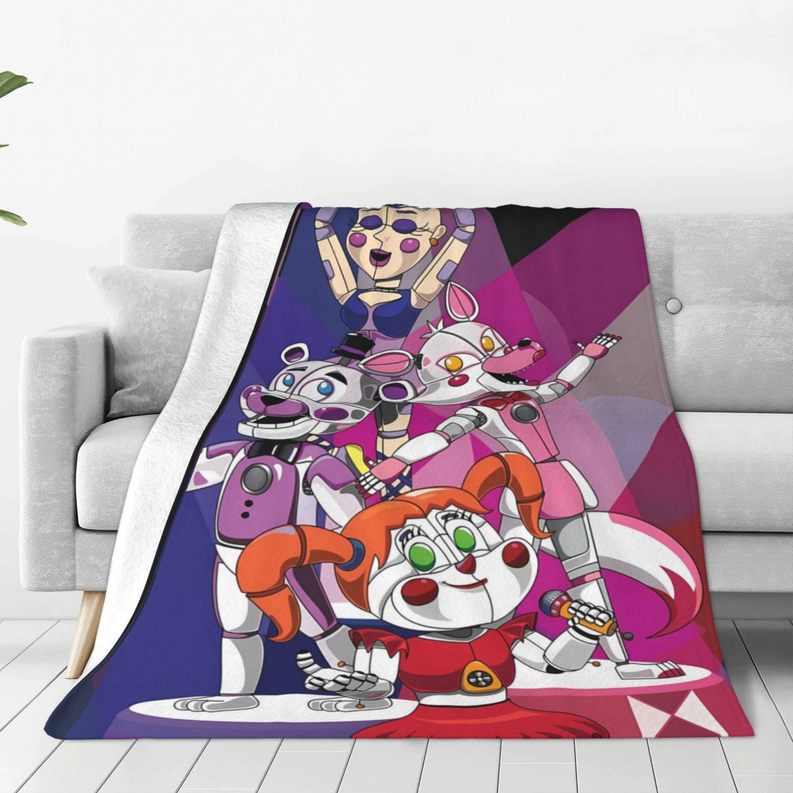 Anime Five Horror Nights Blanket Kawaii 3d Printed Throw Blanket ...