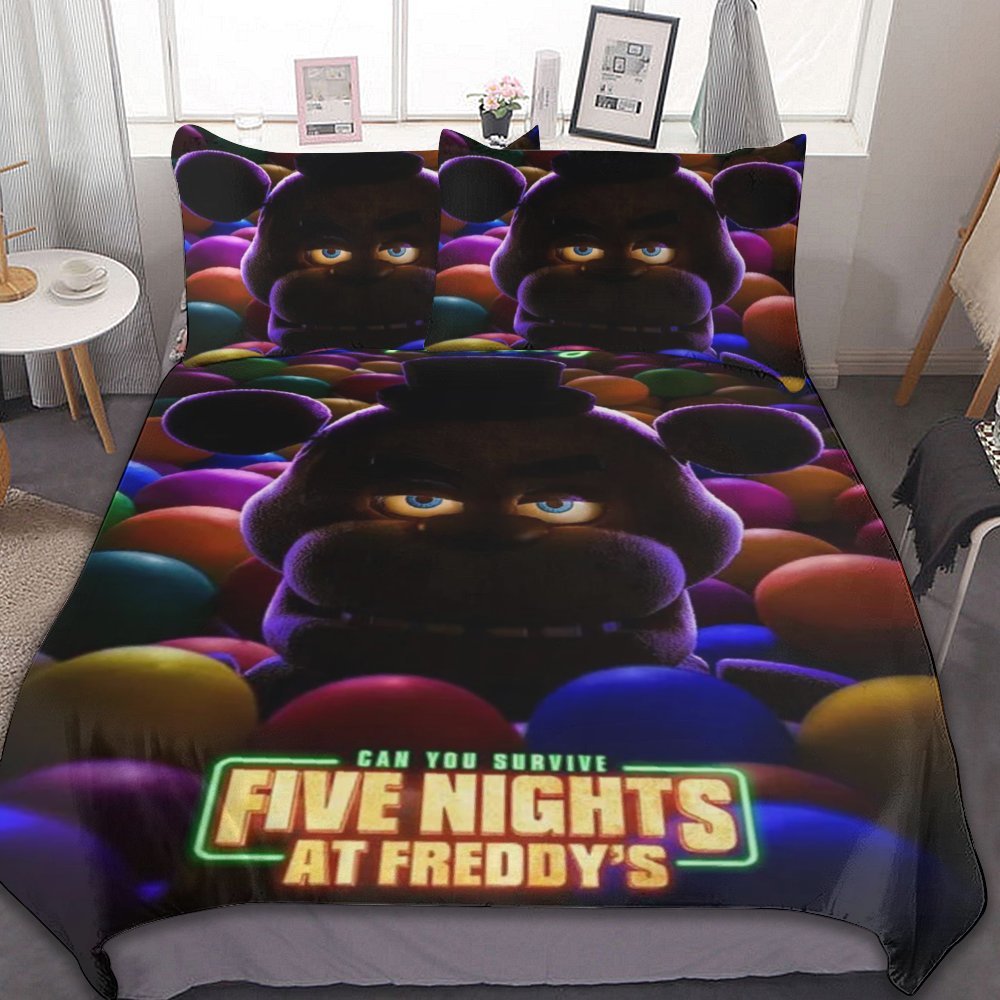 Anime Five Nights At Freddy's Bedding Set, Ultra Soft Bedding Set Girls ...