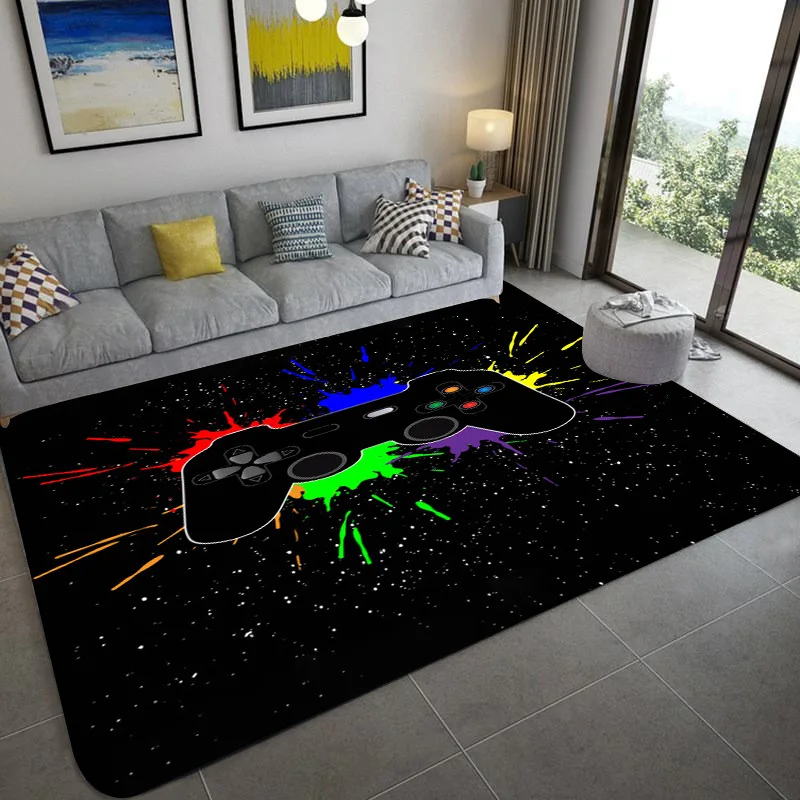 Anime Floor Mat Gamer Controller Carpet Area Rug 3D Printing Game Bath ...