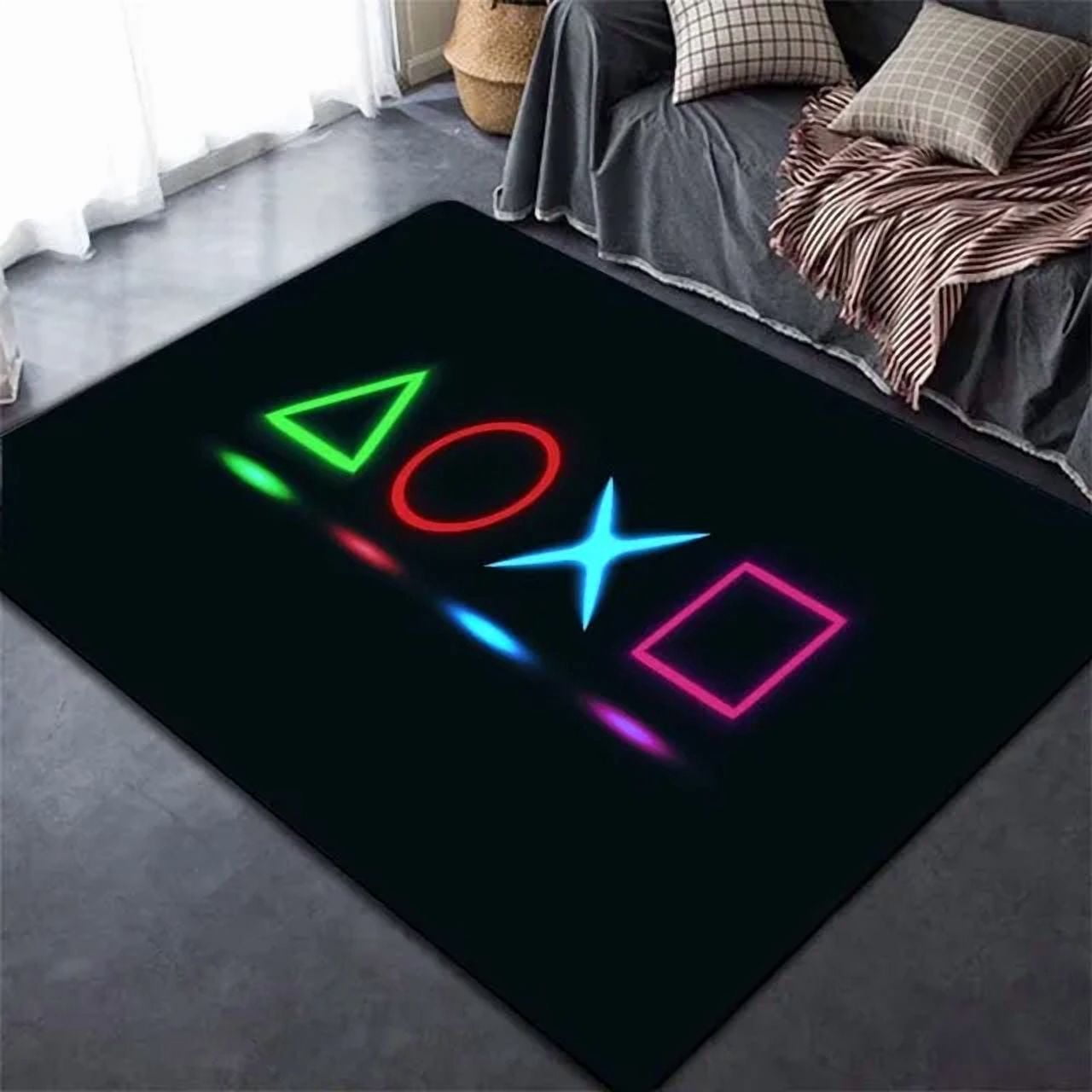Anime Floor Mat Gamer Controller Carpet Area Rug 3D Printing Game Bath ...