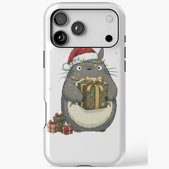 Anime Forest Spirit Neighbor Xmas Art Case for iPhone 11 12 13 14 15 16 ...