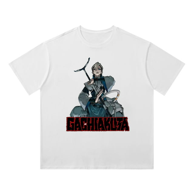 Anime GACHIAKUTA merch T-shirt Round neck loose cotton short sleeve ...