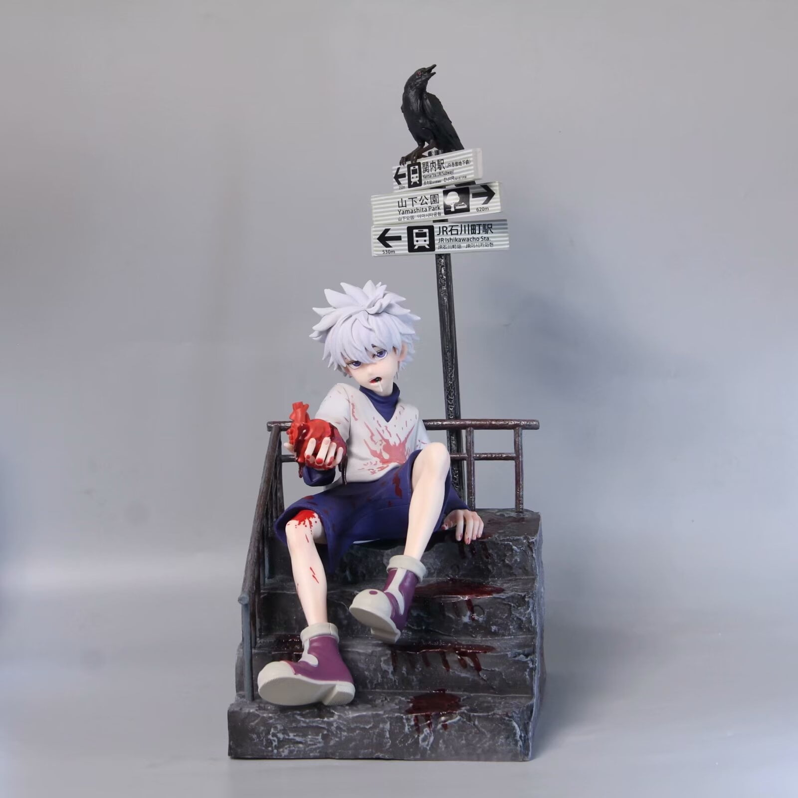 Anime GK Figure HUNTER x HUNTER Killua Zoldyck Character Model Toy ...