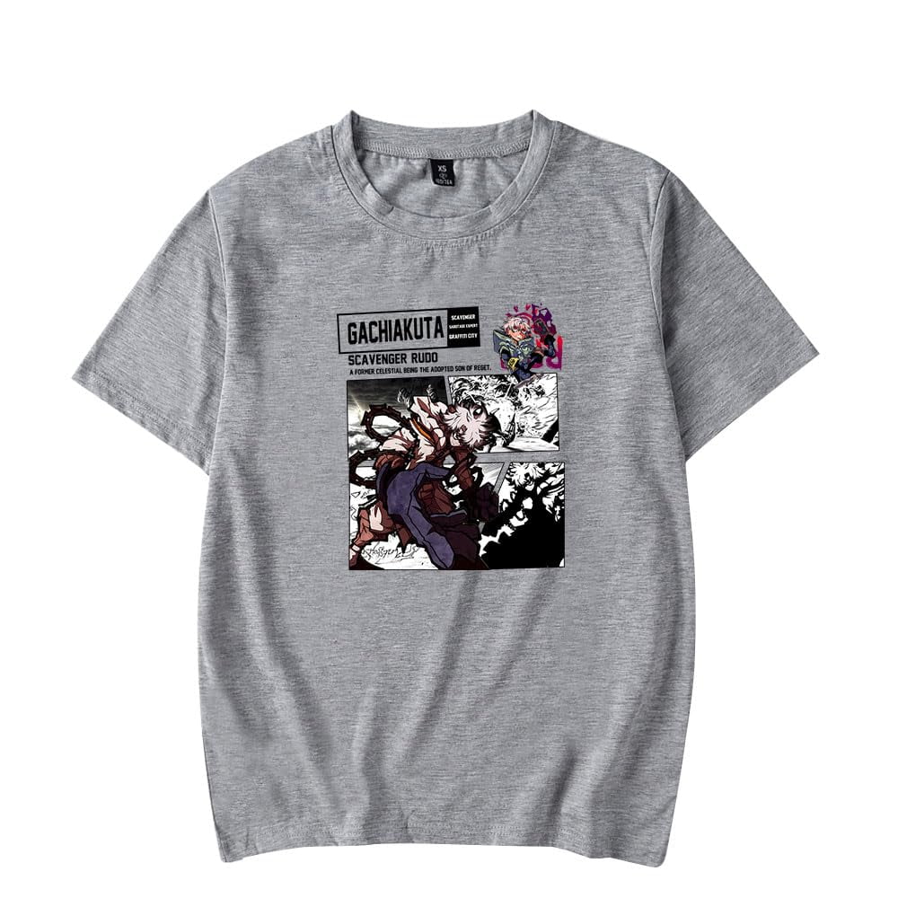 Anime Gachiakuta 2025 T-Shirt Unisex Short Sleeve Round Neck Tee ...