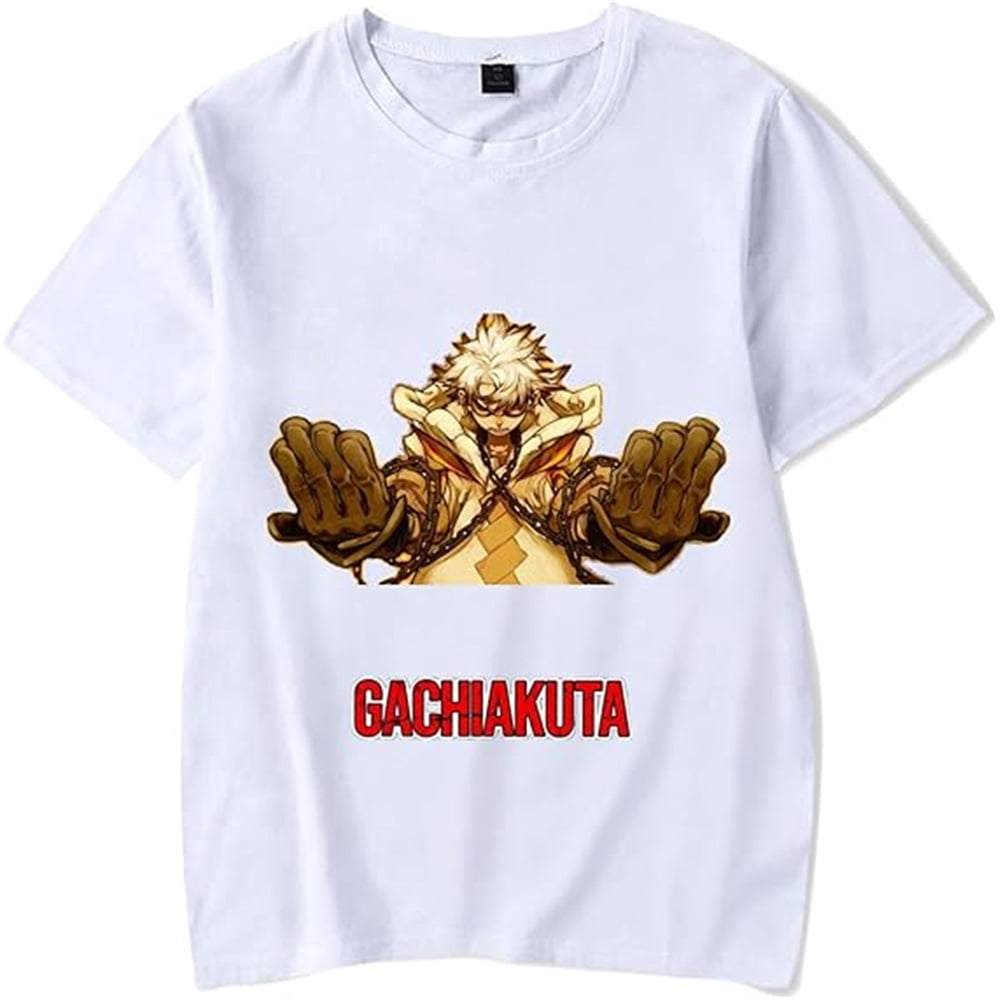 Anime Gachiakuta Merch T-Shirt Rudo Fashion Crew Neck Tee Shirt Short ...