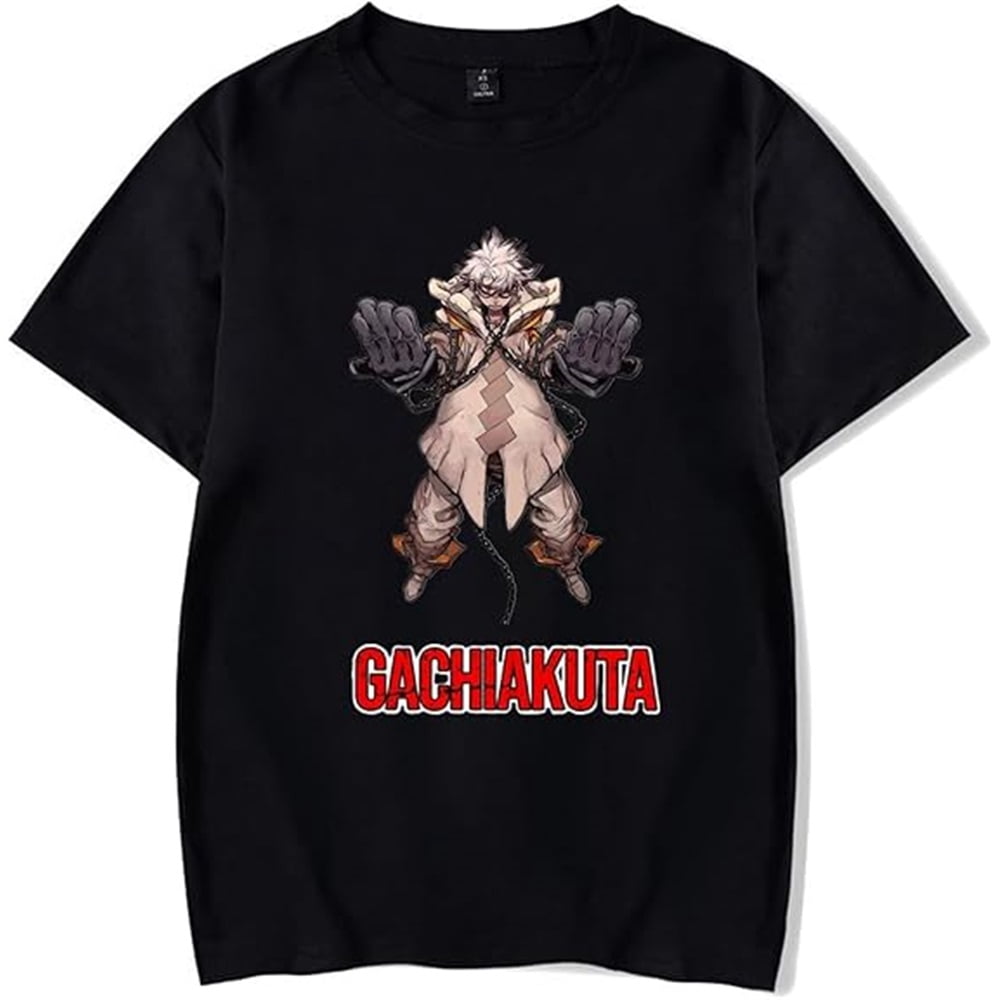 Anime Gachiakuta Merch T-Shirt Rudo Fashion Crew Neck Tee Shirt Short ...