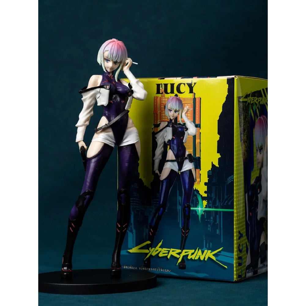 Anime Game Cyberpunk: Edgerunners Rebecca Figure Standing Model Toy ...