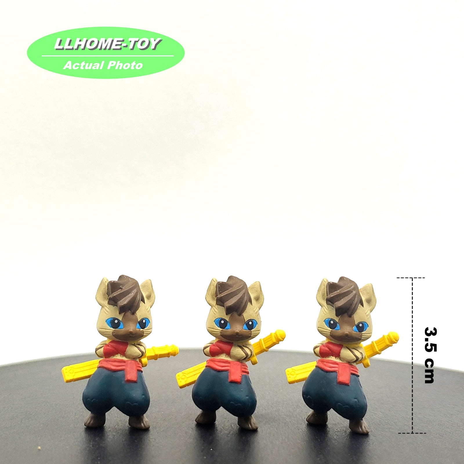Anime Game Monster Felyne Palico 3Pcs set Cute Figure Toy Gift ...