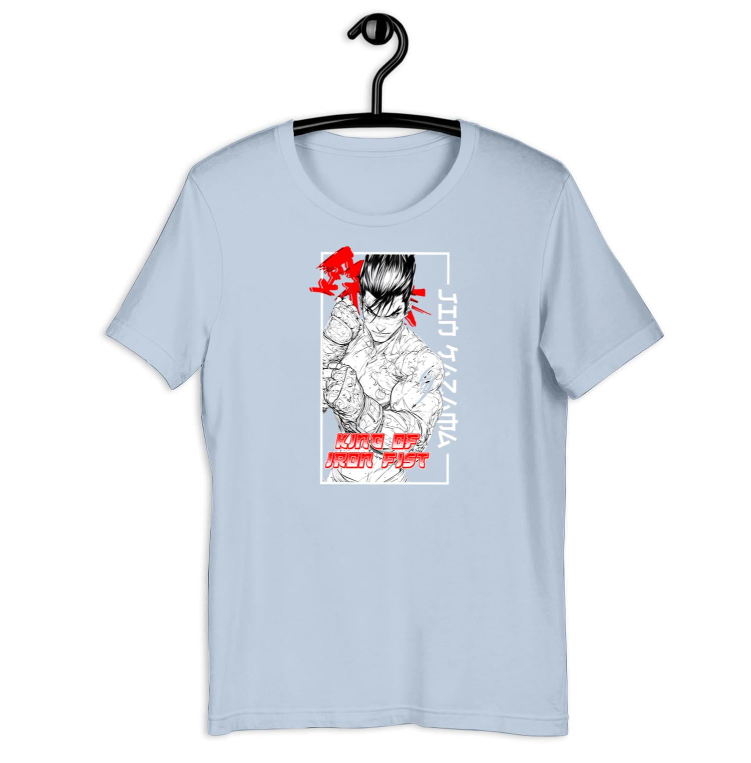 Anime Gaming Inspired Jin Kazama shirt, Retro Game Streetwear Tee ...