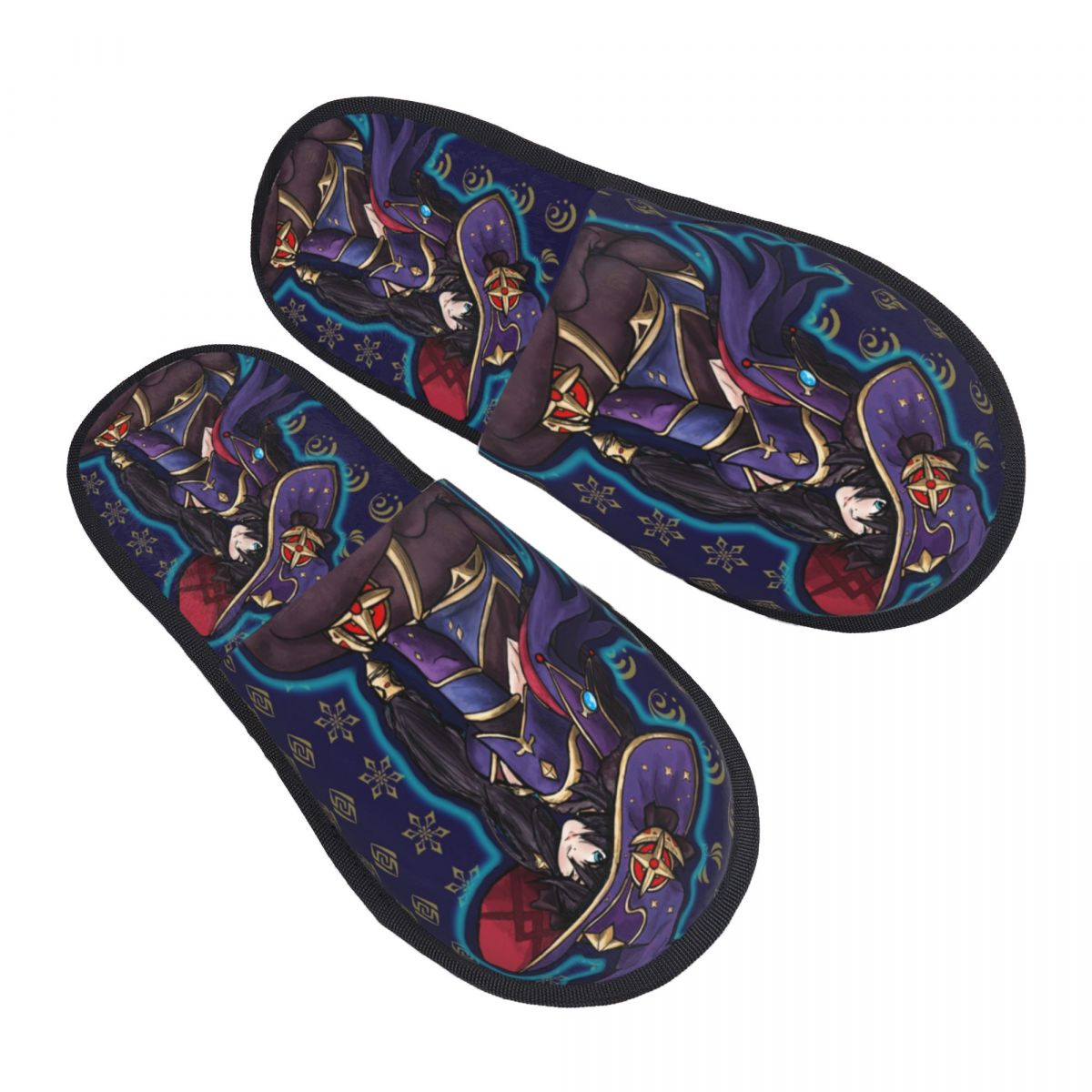 Anime Genshin Impact House Slippers Women Cozy Memory Foam Manga Kawaii ...