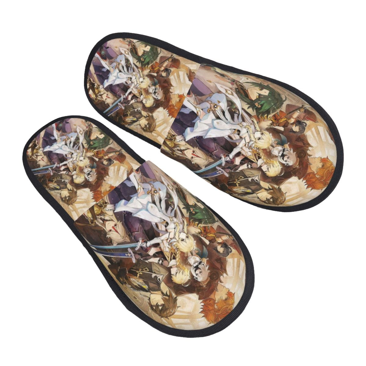 Anime Genshin Impact House Slippers Women Cozy Memory Foam Manga Kawaii ...