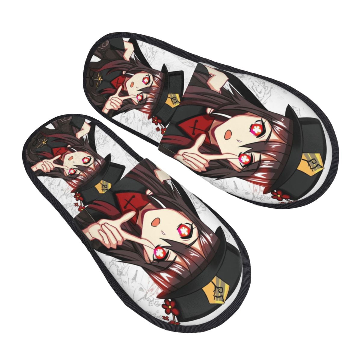 Anime Genshin Impact House Slippers Women Cozy Memory Foam Manga Kawaii ...
