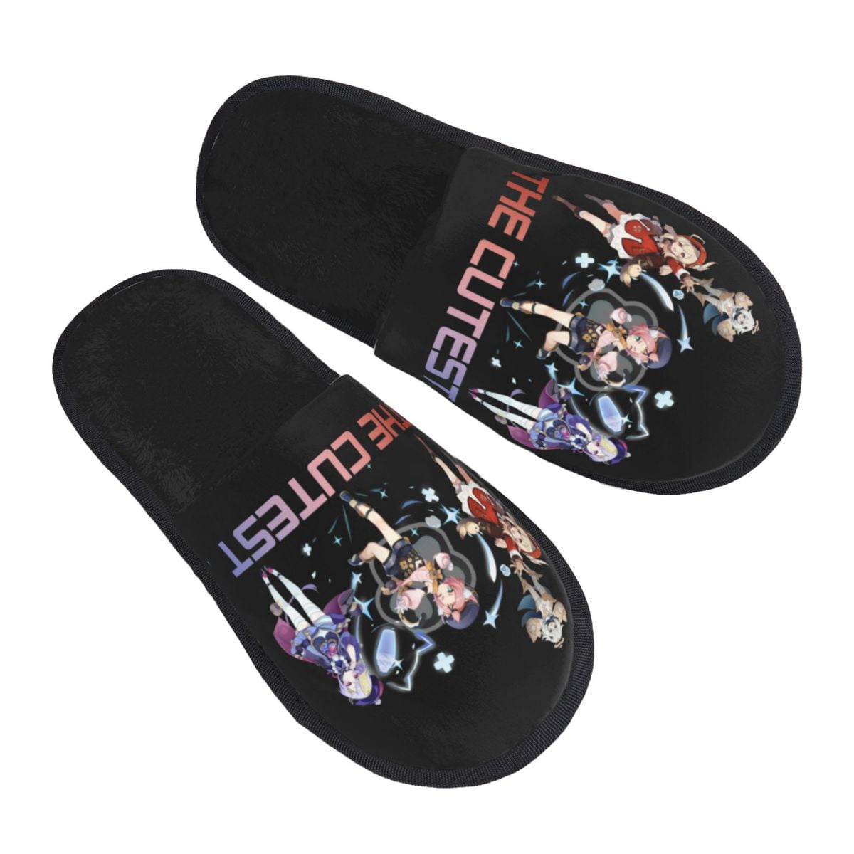 Anime Genshin Impact House Slippers Women Cozy Memory Foam Manga Kawaii ...
