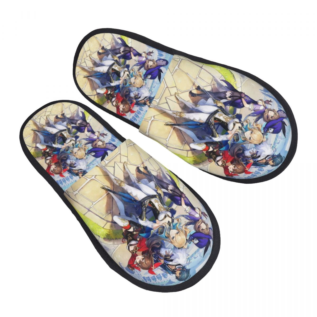 Anime Genshin Impact House Slippers Women Cozy Memory Foam Manga Kawaii ...