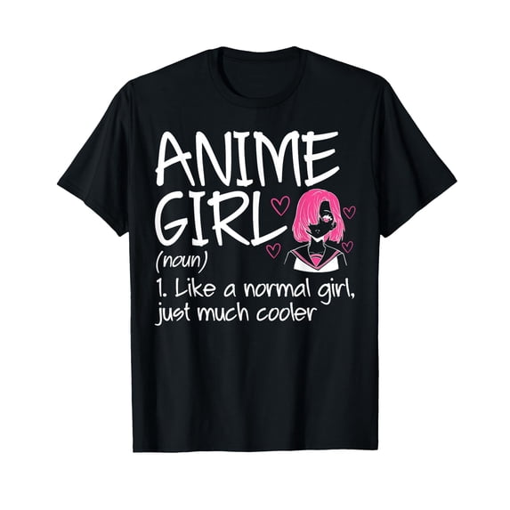 Anime Girl Definition Anime Lovers Merch T-Shirt Small - Walmart.com