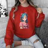 Anime Girl Portrait Artistic Detailed Modern Aesthetic Drawing ...