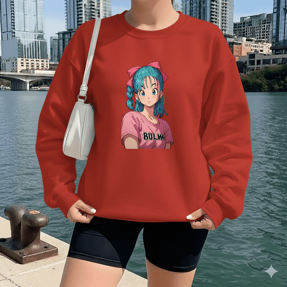 Anime Girl Portrait Detailed Artistic Japanese Cartoon Art Sweatshirt ...