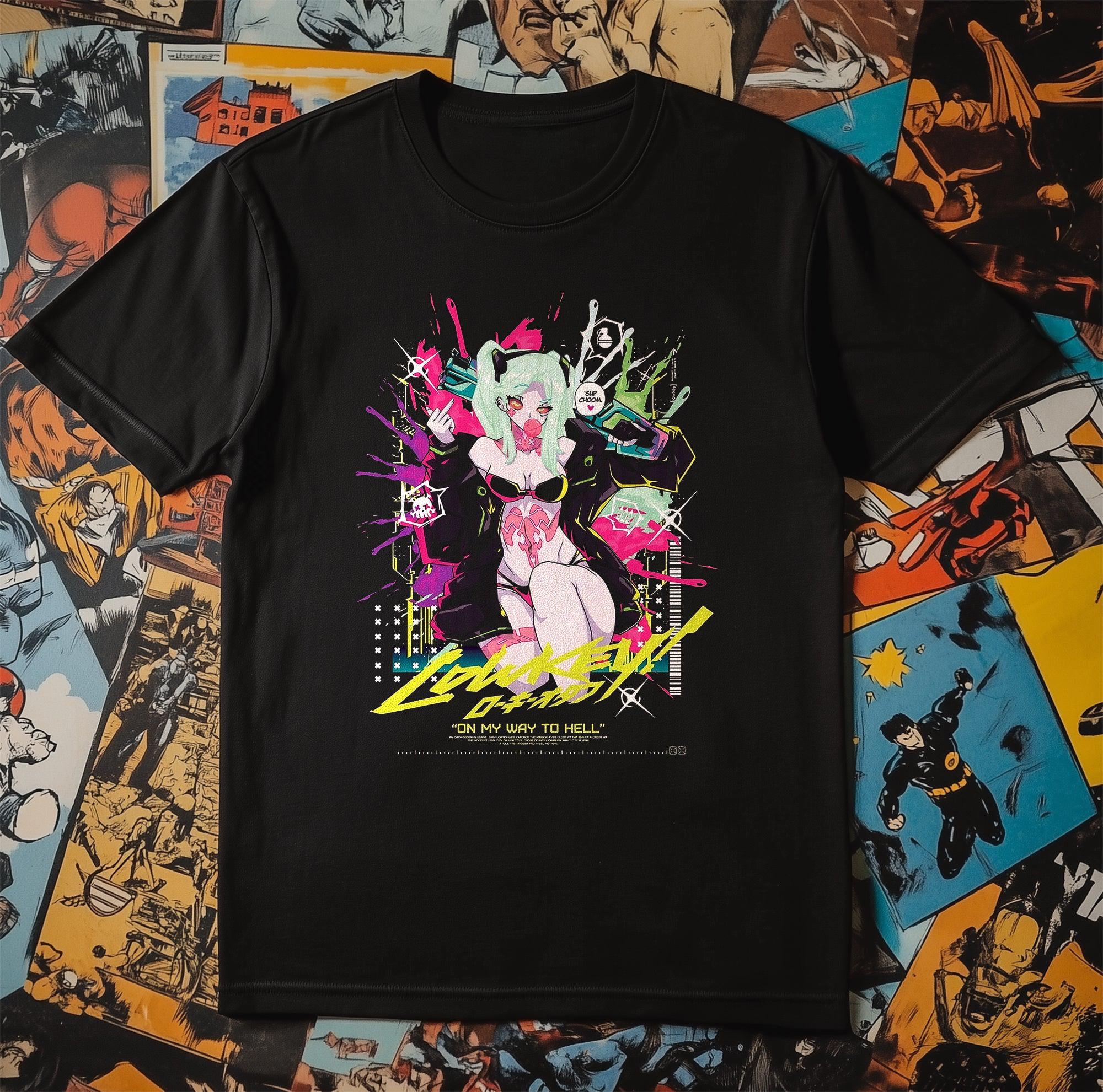 Anime Girl T-Shirt Anime Tees For all Animation and Comic Fans ...