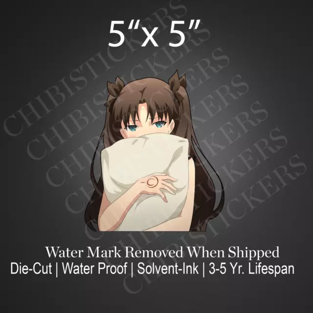 Anime Girl Wiafu Pillow Rin Adorable Anime Sticker Vinyl Sticker ...