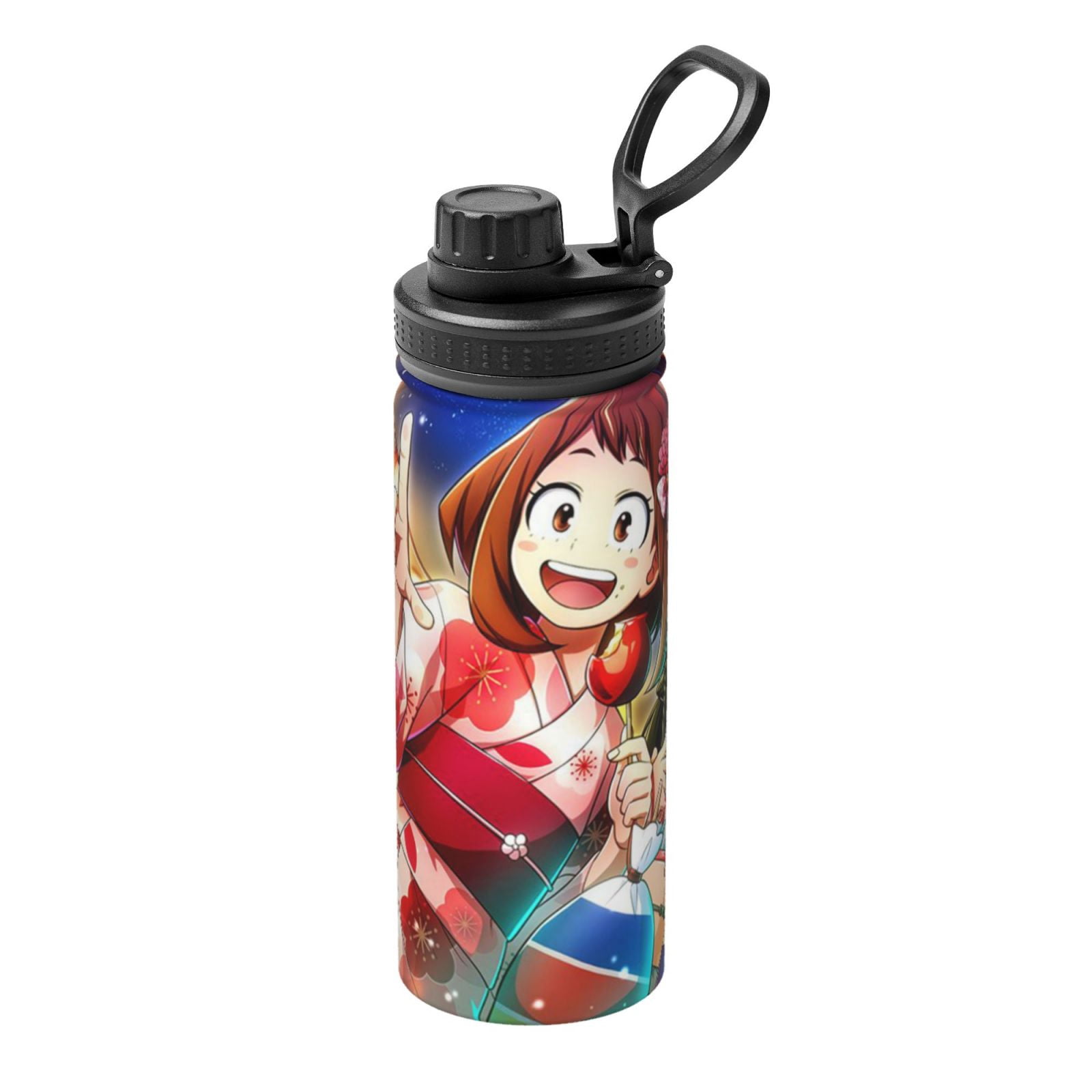 Anime Girls My Hero Academia Sports Insulated Water Bottles Kettle ...