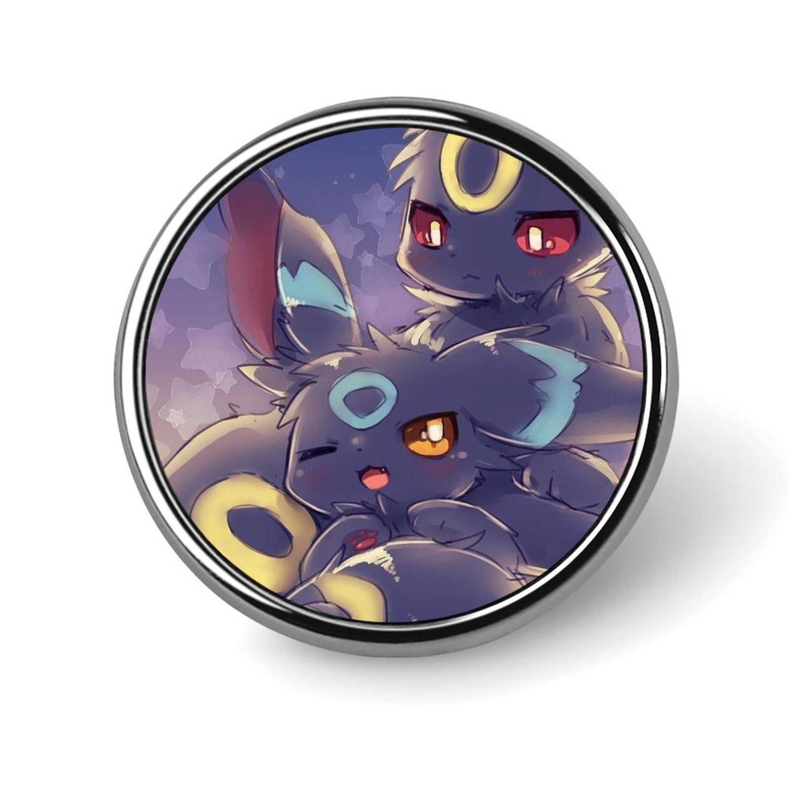 Anime Go Eevee Evolutions Circle Badges Round Chest Pins Brooch Decor ...