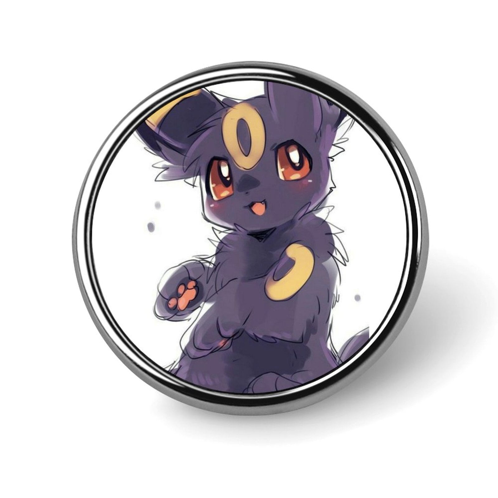 Anime Go Eevee Evolutions Circle Badges Round Chest Pins Brooch Decor ...