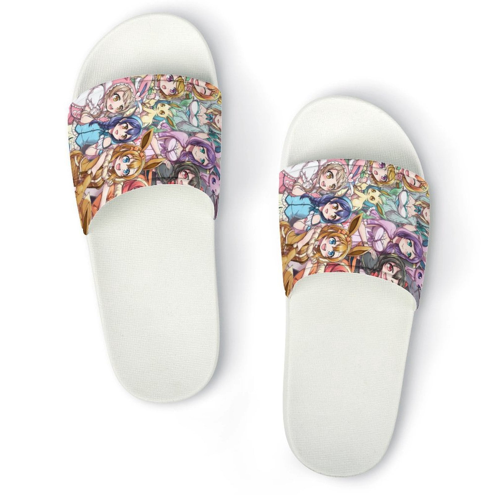 Anime Go Eevee Evolutions House Slides Non Slip Quick Drying Shower ...