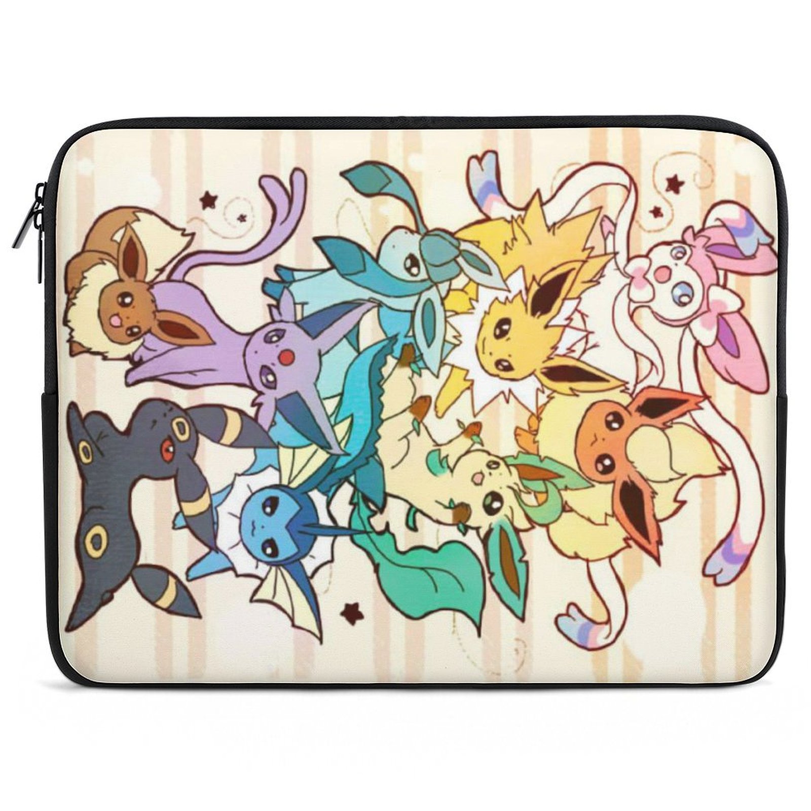 Anime Go Eevee Evolutions Laptop Sleeve Laptop case Bag Laptop Bag ...