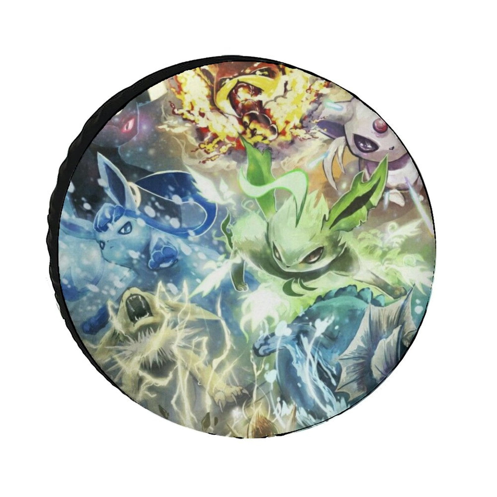 Anime Go Eevee Evolutions Tire Cover Spare Tire Bag Spare tire Cover ...