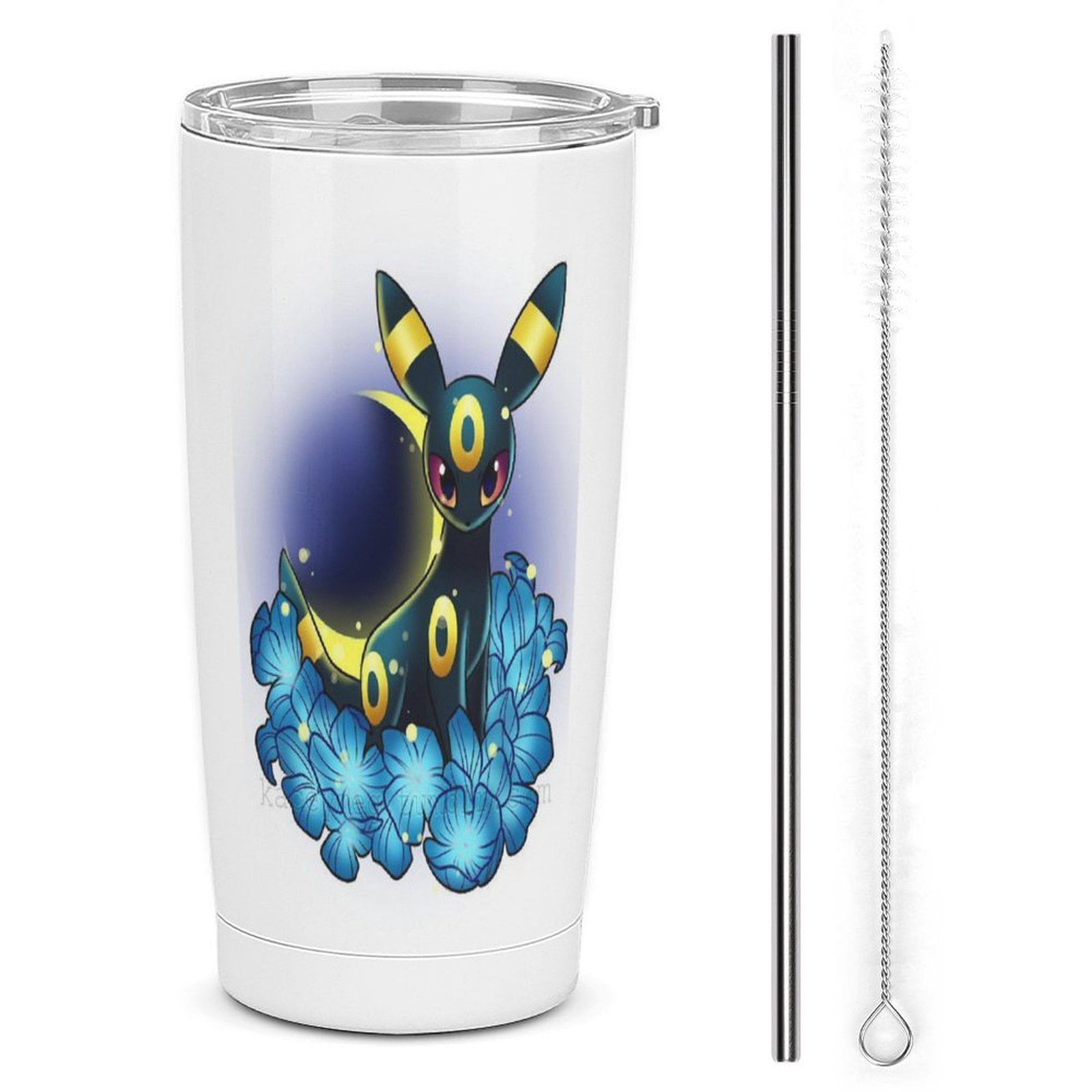 Anime Go Eevee Evolutions Travel Coffee Mug Travel Tumbler Cup 20 OZ ...