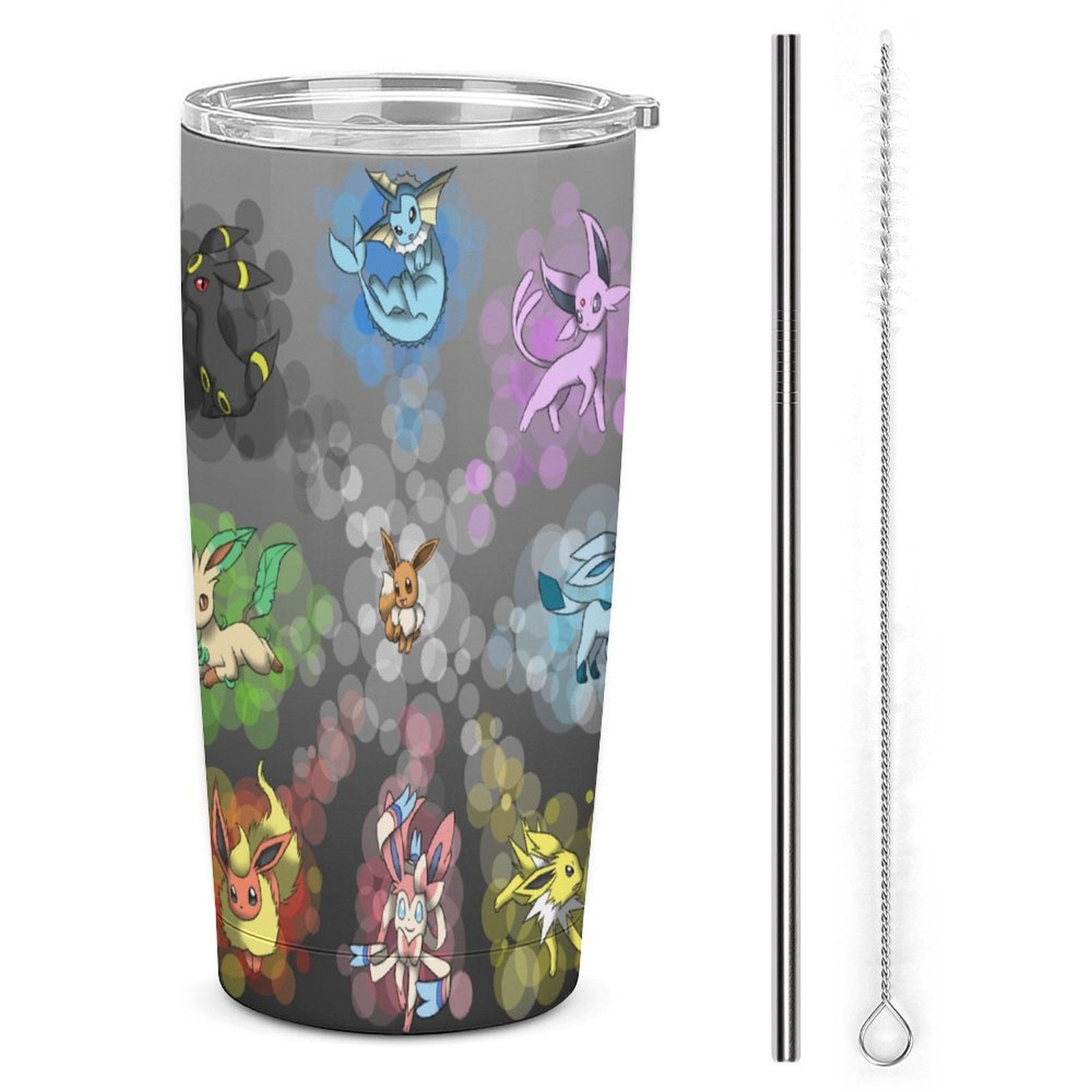 Anime Go Eevee Evolutions Travel Coffee Mug Travel Tumbler Cup 20 OZ ...