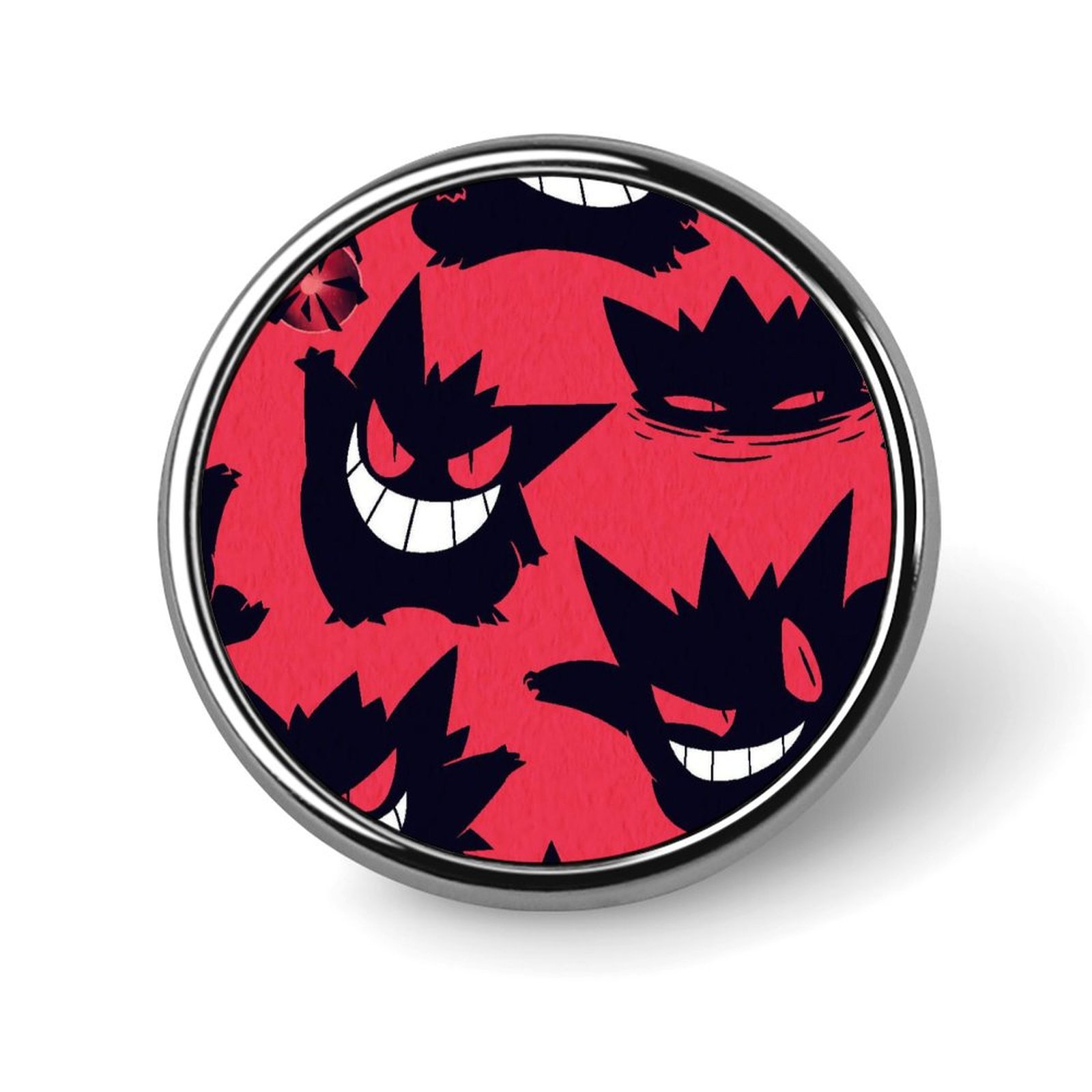 Anime Go Gengar Evolutions Circle Badges Round Chest Pins Brooch Decor ...