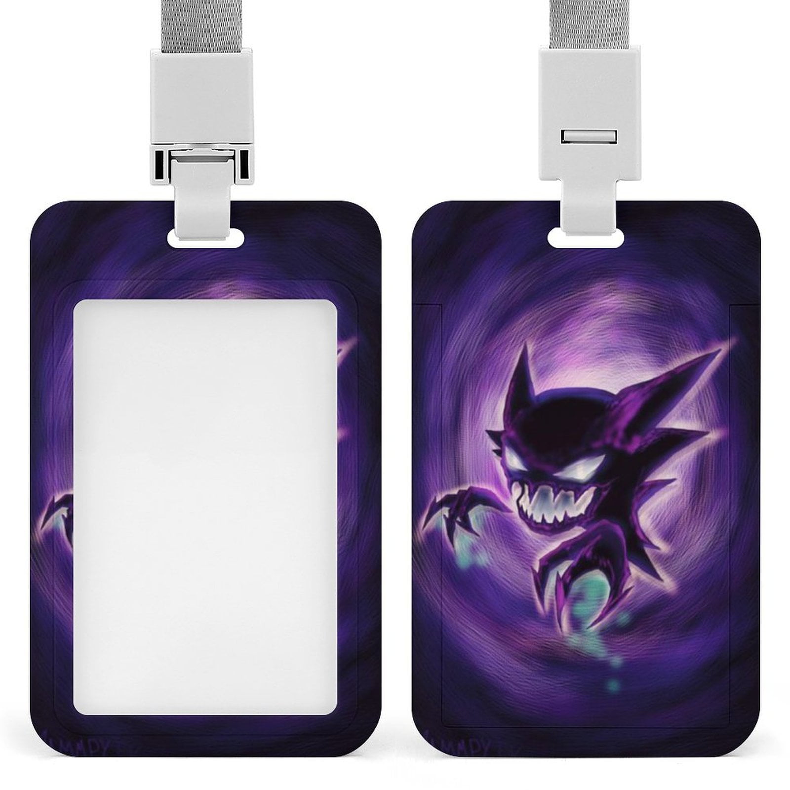 Anime Go Gengar Evolutions ID Card Name Holder Sets ID Card Name Badge ...