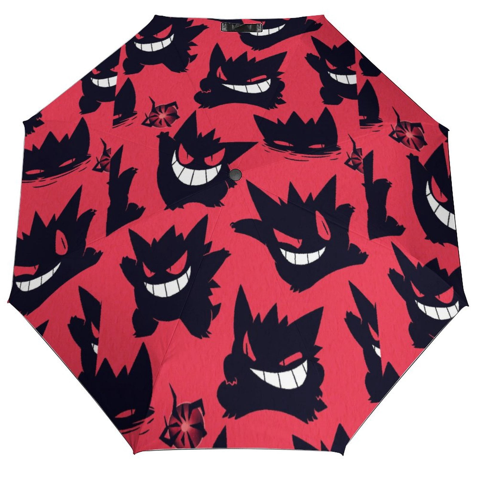 Anime Go Gengar Evolutions Sun umbrella Automatic Open/Close Sun Rain ...