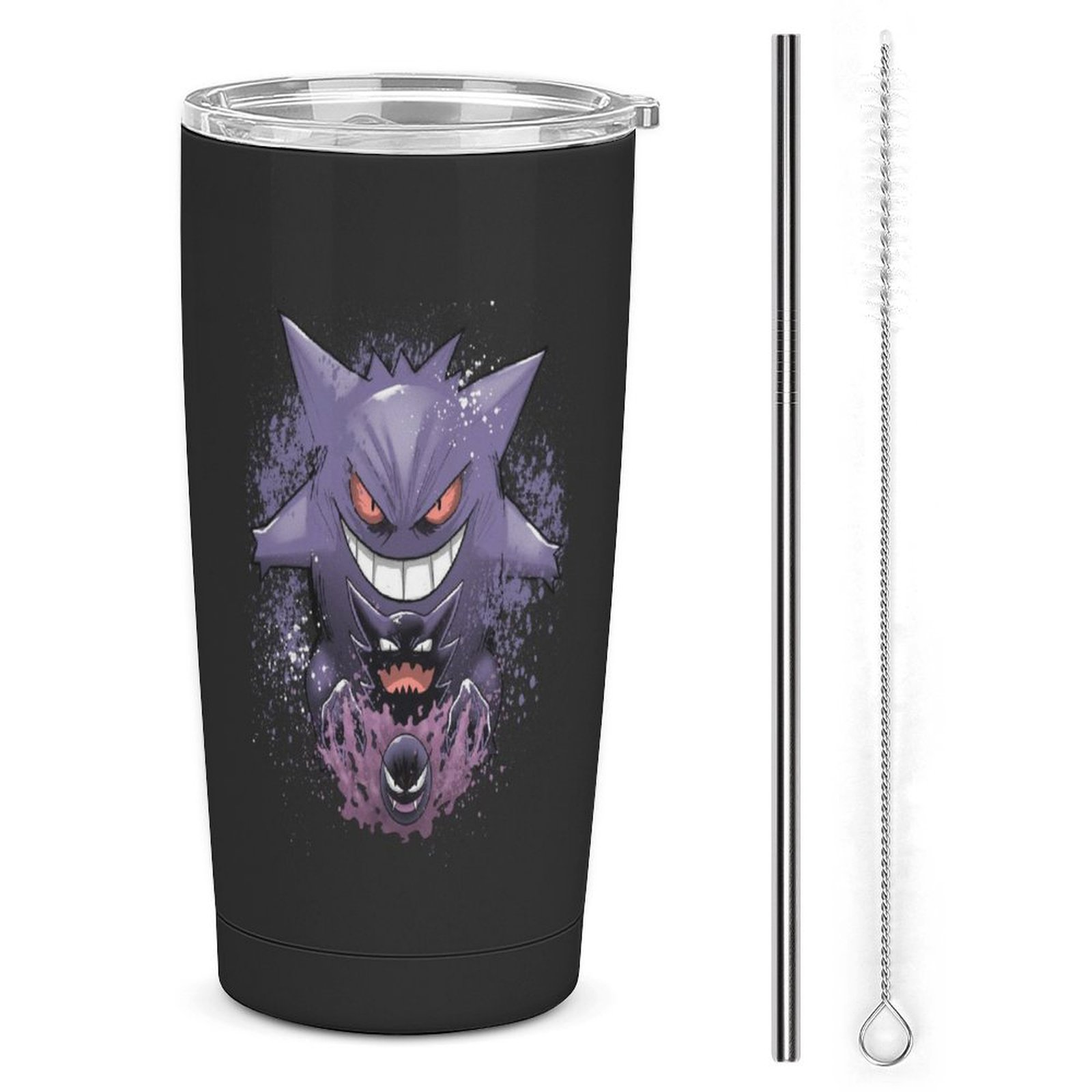 Anime Go Gengar Evolutions Travel Coffee Mug Travel Tumbler Cup 20 OZ ...