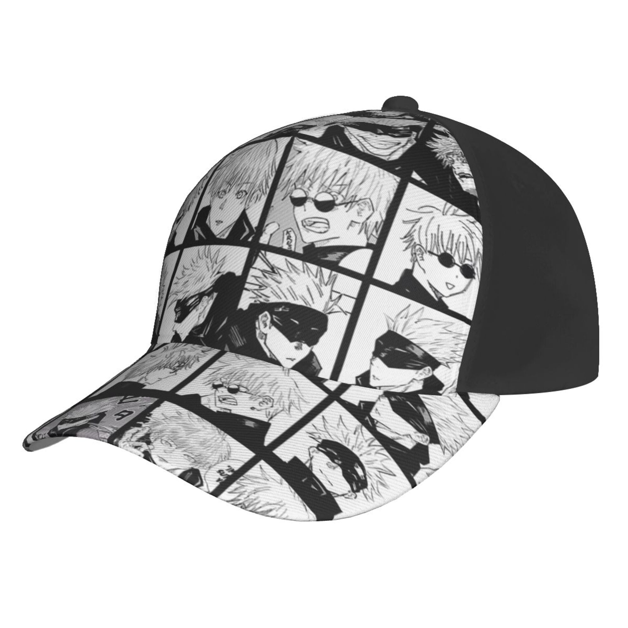 Anime Gojo Satoru Baseball Cap Adjustable Snapback Hats Summer Trucker ...
