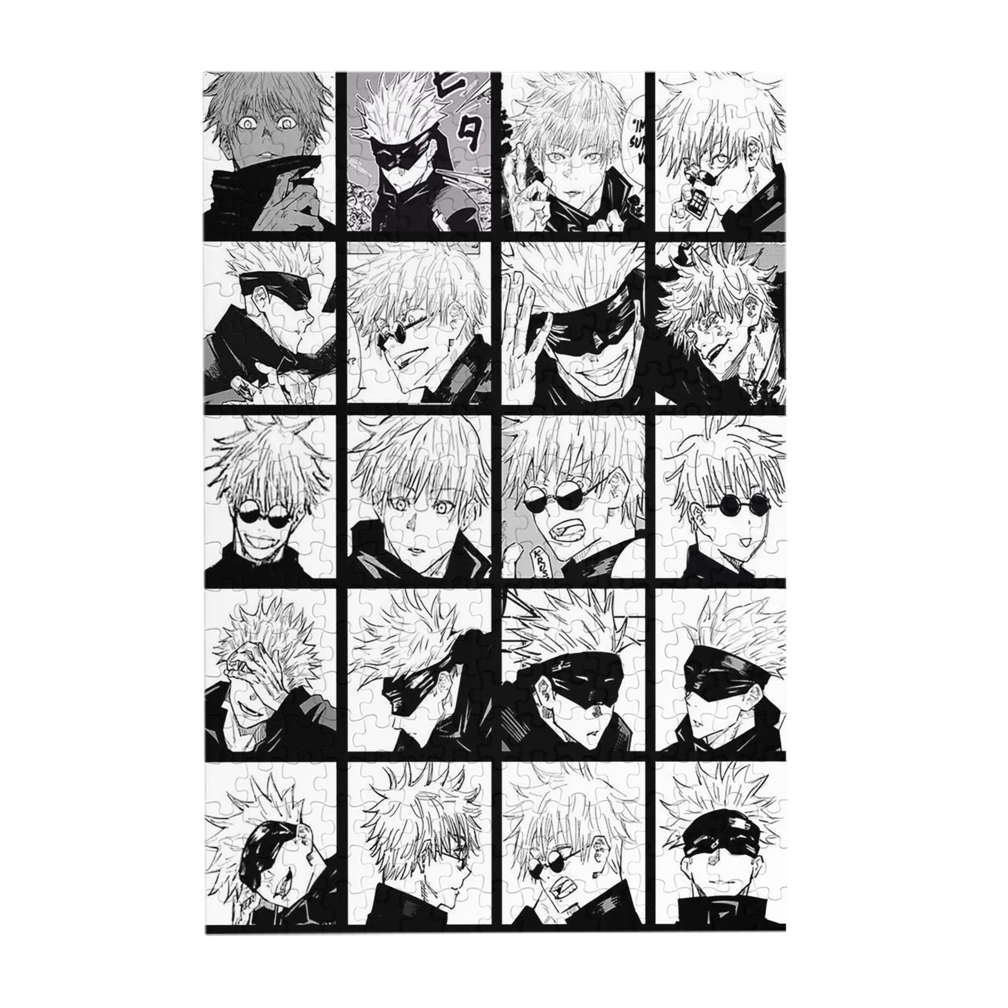 Anime Gojo Satoru Wooden Jigsaw Puzzle for Adults 300 Piece Puzzle ...