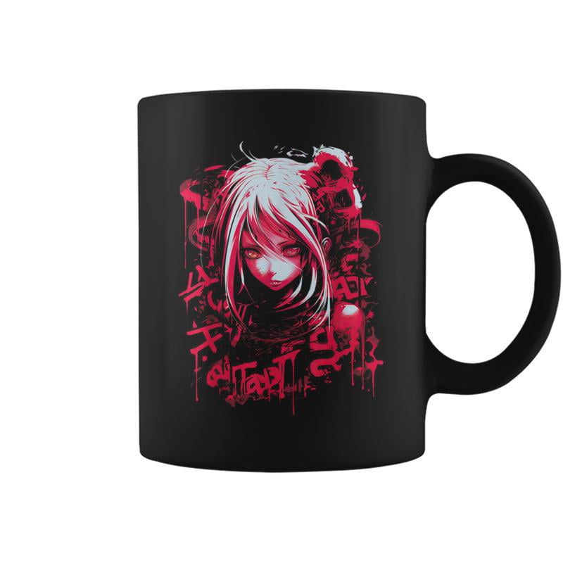 Anime Goth Girl Japanese Aesthetic Grunge Horror Coffee Mugs - Walmart.com