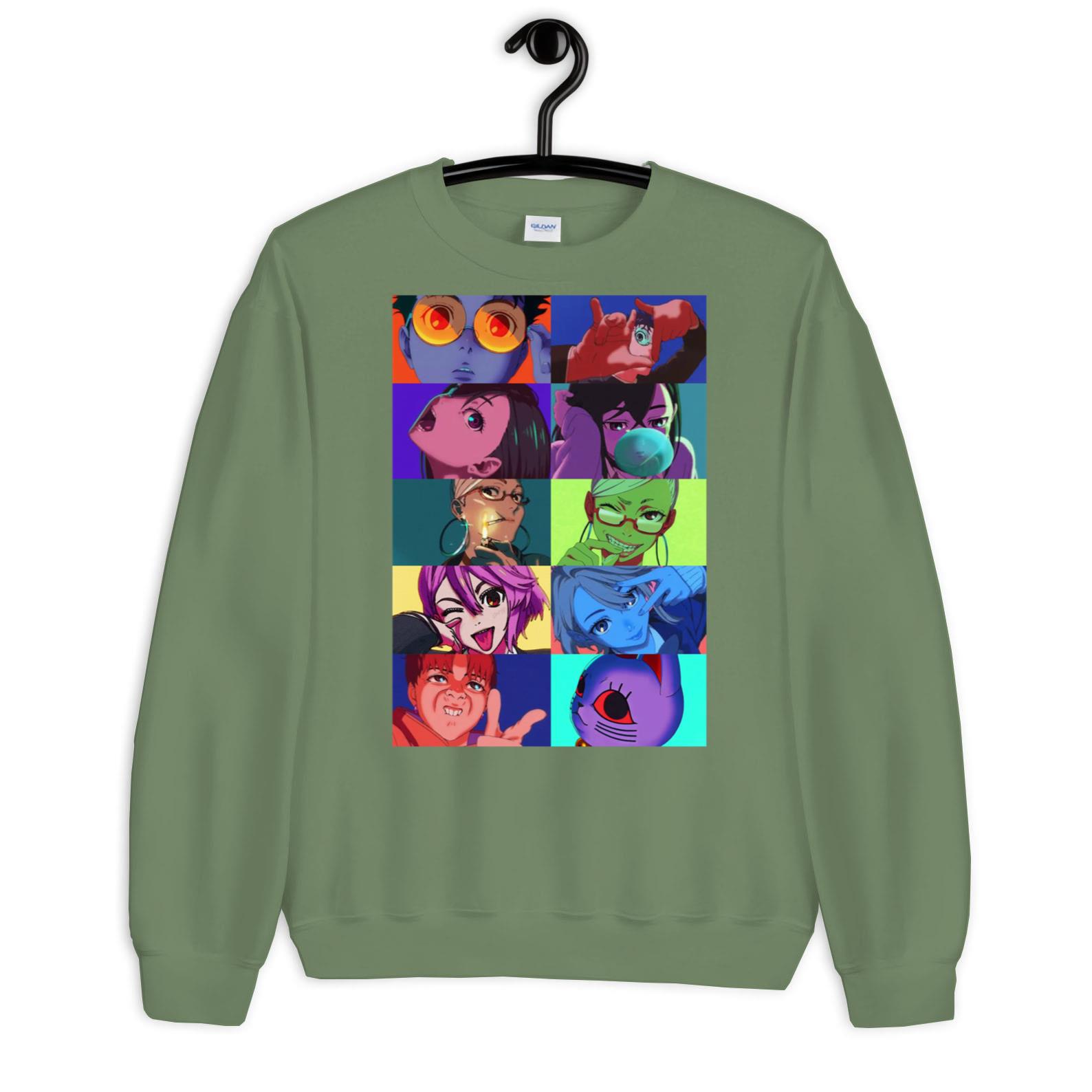 Anime Graphic Shirt for Casual Wear with Unique Collage Design and Fast ...
