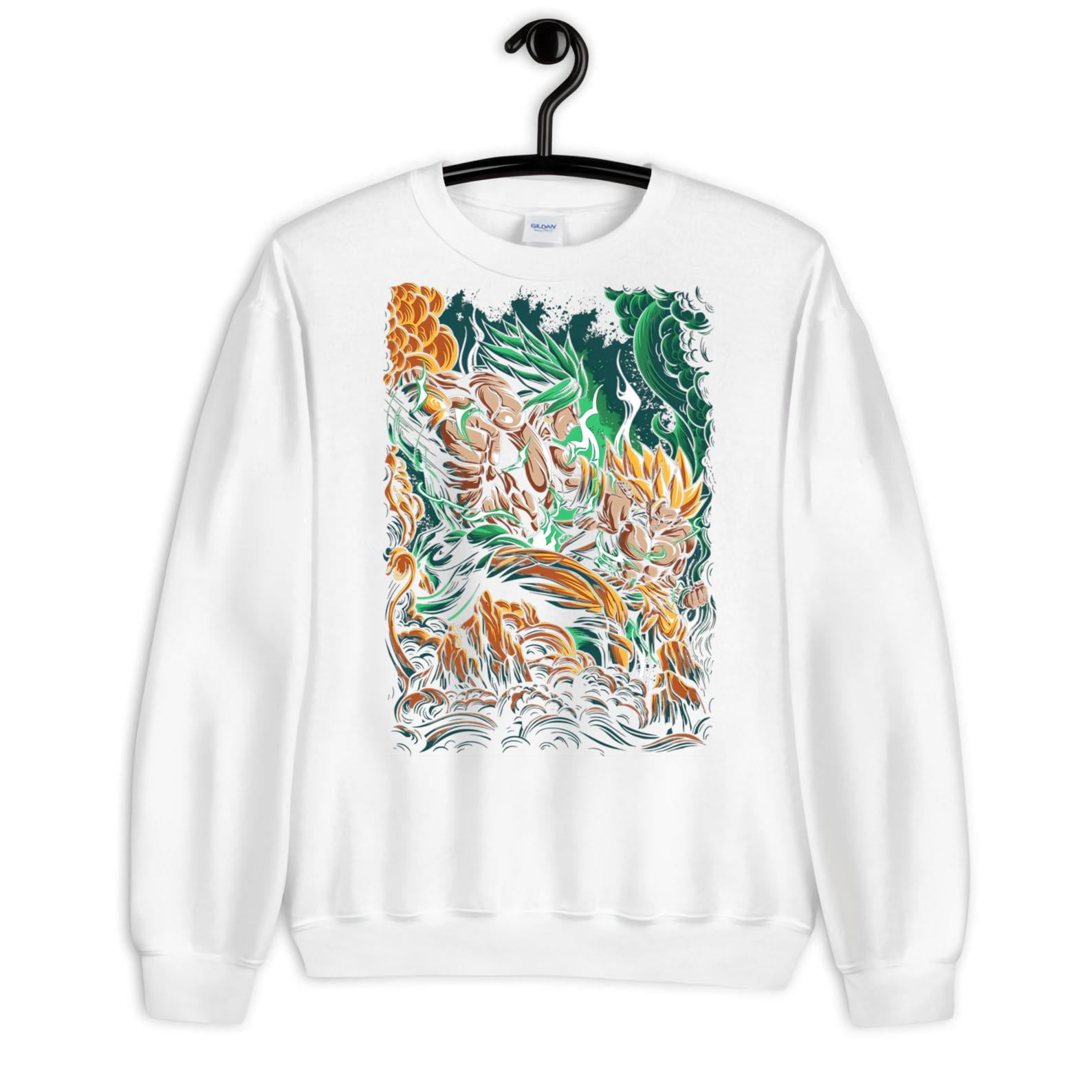 Anime Graphic Tee - Dragon Fighter Shirt - Bold Design Featuring Heroic ...