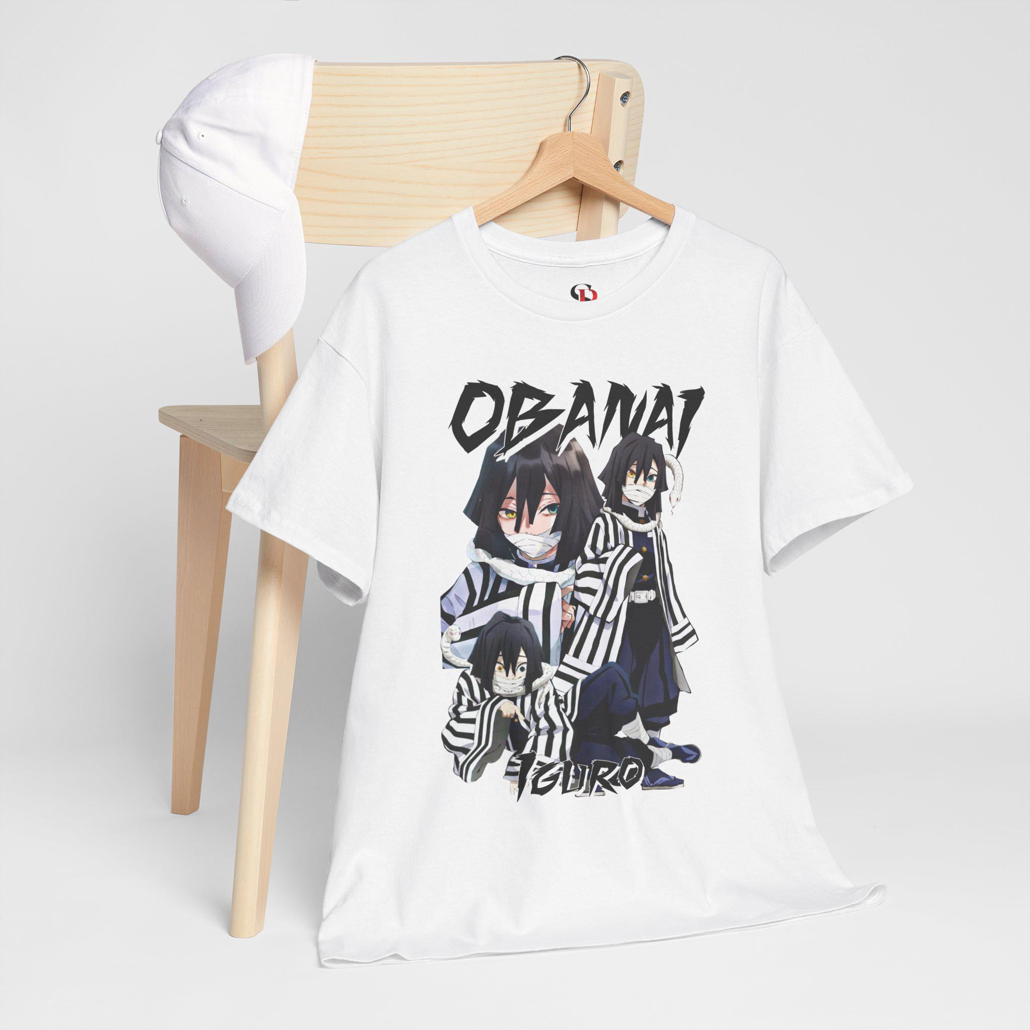 Anime Graphic Tee Serpent Hashira Obanai Iguro T-Shirt Anime-Inspired ...